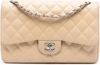 Chanel Hobo Bags - Jumbo Classic Caviar Double Flap - Gr. unisize - in Braun - f&uuml;r Damen