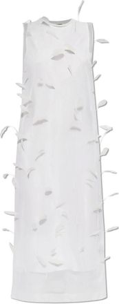 Jil Sander Femme, Robes, Blanc, Taille: 36 FR Silk Dress