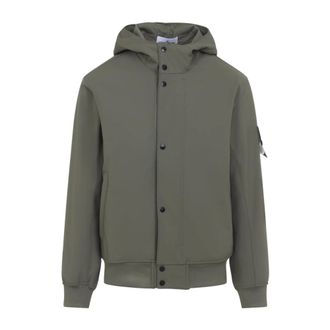 Stone Island Homme, Vestes, Vert, Taille: XL Parka Courte