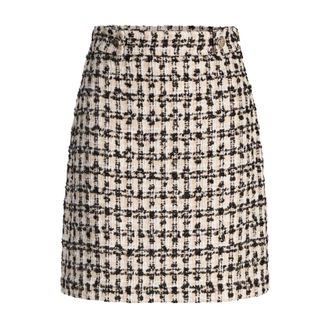 Joop Femme, Jupes, Beige, Taille: 38 FR Mini-jupe trap&egrave;ze textur&eacute;e