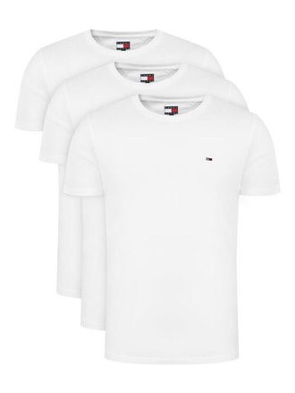 Tommy Jeans T-Shirt-Set DM0DM21579 Wei&szlig; Slim Fit