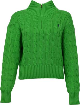 Polo Ralph Lauren Pull Col Rond - Vert