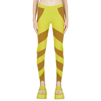 Paula Canovas Del Vas Leggings - - Trousers - Damen - Gelb - S