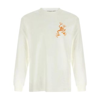 Gramicci T-shirt &agrave; manches longues Sticky Hands - Homme - Tops - Blanc - Taille: M