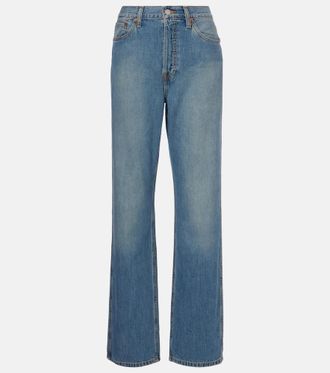 Re/Done High-Rise Straight Jeans 90s
