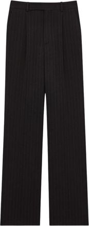 Saint Laurent Pantalon Base Pu22 V - - Trousers - Damen - Schwarzk - S
