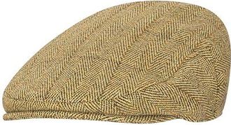 Walker and Hawkes Walker & Hawkes - Cambridge - Unisexe Casquette Plate Derby - Tweed Chasse/Campagne - Sauge Clair - XS (56cm)