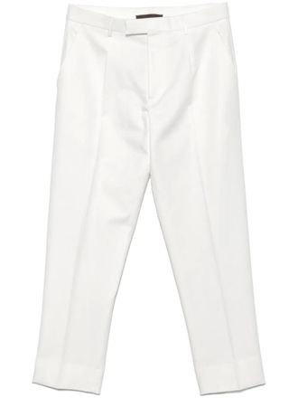 Ermenegildo Zegna pantalon à plis - Blanc