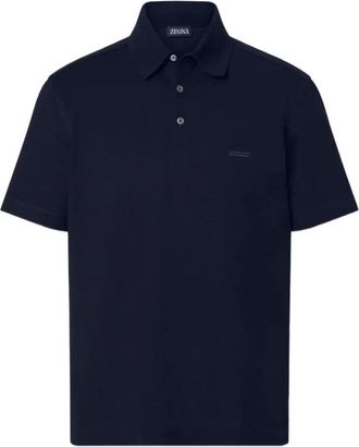 Ermenegildo Zegna Polo Shirts - - Tops - Herren - Blau - L