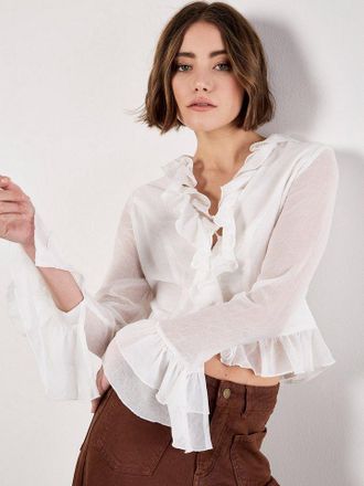 Apricot Rundhalspullover