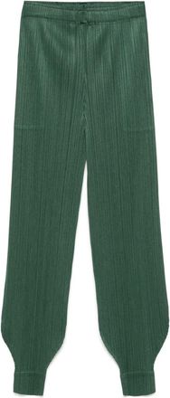 Pleats Please Issey Miyake Plissierte Hose - Grün