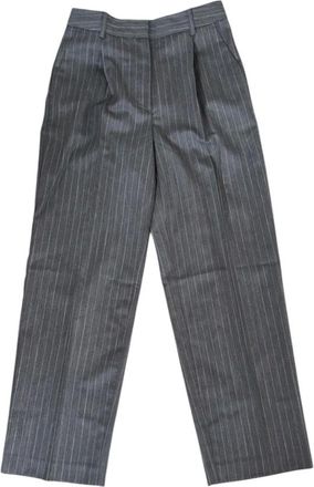 Anine Bing Femme, Pantalons, Gris, Taille: 38 FR Straight Pantalons