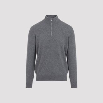 Brunello Cucinelli Brunello Cucinelli Pull en Cachemire Demi-Zip