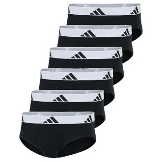 adidas Adidas Lot de 6 slips basiques pour homme, 6 x blanc (006), XL