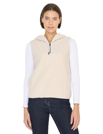 Cecil Teddy Troyer Weste teddy vanilla white XL