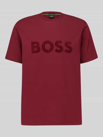 HUGO BOSS Regular Fit T-Shirt aus Baumwollmix