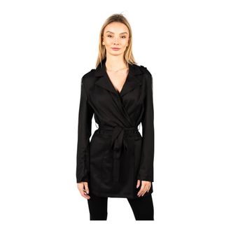 La Haine Inside Us Manteau ceintur&eacute; - Femme - Manteaux - Noir - Taille: 40 FR
