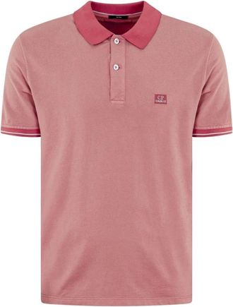 C.P. Company C.p. Company, Homme, Tops, Rose, Taille: S Polo à manches courtes