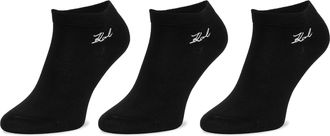 Karl Lagerfeld Kurze Socken KARL LAGERFELD A4W47034 Schwarz