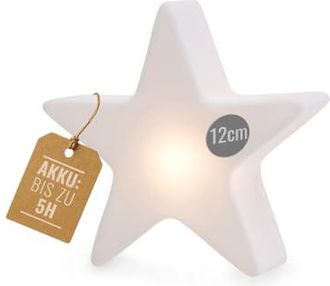 8 Seasons design LED Stern Mini-Leuchte Shining Star Micro S - Dekolampe 12 cm - kabellos mit Akku, USB-C aufladbar - Tischdeko, Adventsbeleuchtung, leuchtende 