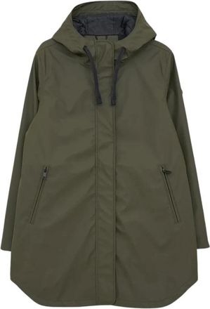 Tantä Rainwear Femme, Vestes, Vert, Taille: 40 FR Parka Snow Moderne avec Isolation