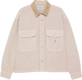 Carhartt Work in Progress Homme, Chemises, Beige, Taille: M Prescott Shirt Jac