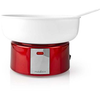 Nedis Zuckerwattemaschine 500 w rot weiss