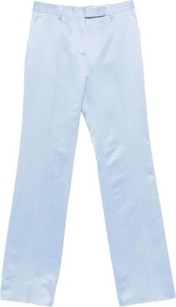Tom Ford Femme, Pantalons, Bleu, Taille: 36 FR Straight Pantalons