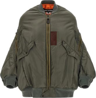 Junya Watanabe Homme, Vestes, Vert, Taille: XS Padded Bomber Jacket
