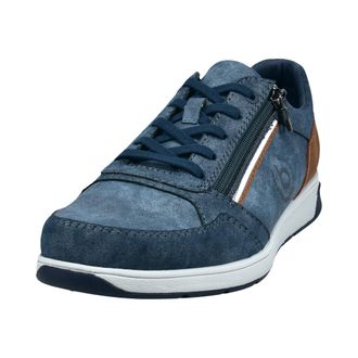 Bugatti man Herren Low-Top Sneaker, M&auml;nner Sneaker, Wechselfu&szlig;bett,Laufschuhe,Freizeit,leger,sportlich,maennlich,Mens,Men,Blue (4000),45 EU/EU UK