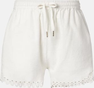 Isabel Marant Short Balyme brod&eacute; en coton