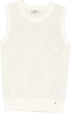 Herno Femme, Tops, Beige, Taille: 36 FR Top sans manches