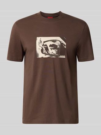 HUGO BOSS Regular Fit T-Shirt aus reiner Baumwolle Modell Dirom