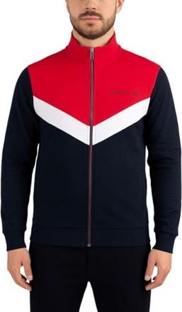 Cerruti Sweat-Shirt zippé Tricolore St-Malo - M Bleu Marine