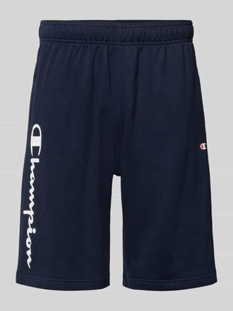 Champion Shorts mit Logo-Print und -Stitching