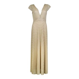 Forte_Forte Femme, Robes, Beige, Taille: 40 FR Robe pliss&eacute;e