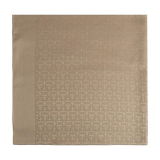 Ferragamo ST THE Gan70 Seidenschal - - Accessories - Damen - Beige - ONE SIZE
