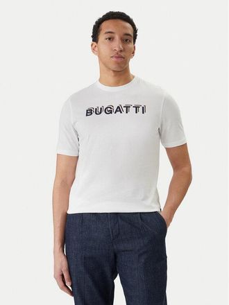 Bugatti T-Shirt 8350-75045C Wei&szlig; Regular Fit