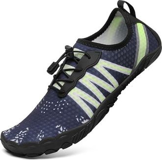 Mishansha Chaussures Aquatique Homme Chaussures de Plage Femme Bleu Foncé 43