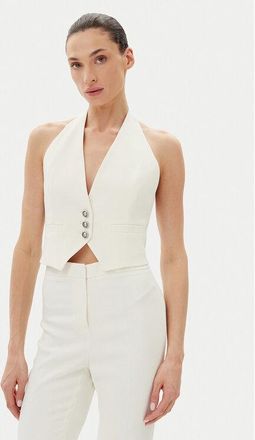 Pinko Weste 104931 A213 Weiß Regular Fit