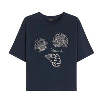 Max Mara Femme, Tops, Bleu, Taille: 42 FR Sabato T-shirt