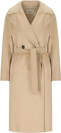 Max Mara Manteau Resina - Femme - Manteaux - Beige - Taille: 38 FR