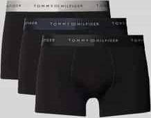 Tommy Hilfiger Regular Fit Trunks aus Baumwoll-Mix mit Geschenkbox im 3er-Pack