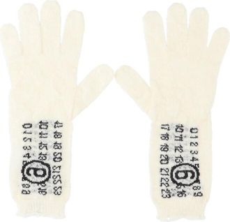 Maison Margiela Virgin Wool Gloves Numeric