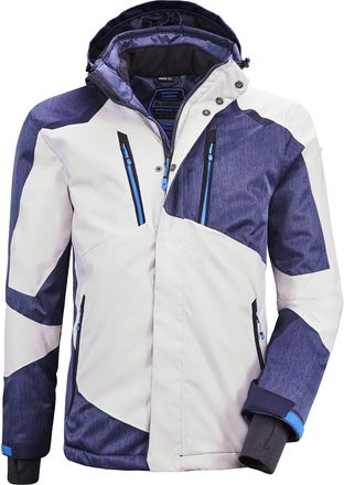Killtec Herren Savognin MN Ski Jckt B Funktionsjacke Mit Abzippbarer Kapuze Und Schneefang, vaporgrau, L