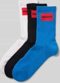 HUGO BOSS Socken mit Label-Detail im 3er-Pack