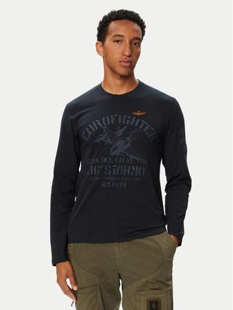 Aeronautica Aeronautica Militare Longsleeve 262TS2584UJ00750 Dunkelblau Regular Fit