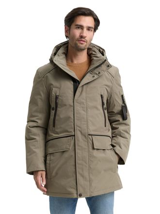 Tom Tailor Herren Arctic Parka mit Abnehmbarer Kapuze