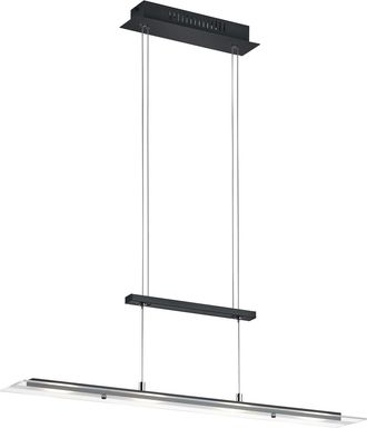 Trio Leuchten Trio Glas Pendelleuchte Milos schwarz - R32004132