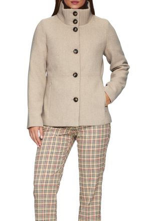 s.Oliver Twilljacke mit Strick-Stehkragen und Eingrifftaschen